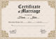 Keepsake Marriage Certificate Design Template in PSD, Word