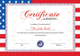 Flag Recognition Certificate Design Template in PSD, Word