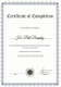 Formal Graduation Completion Certificate Design Template in PSD, Word