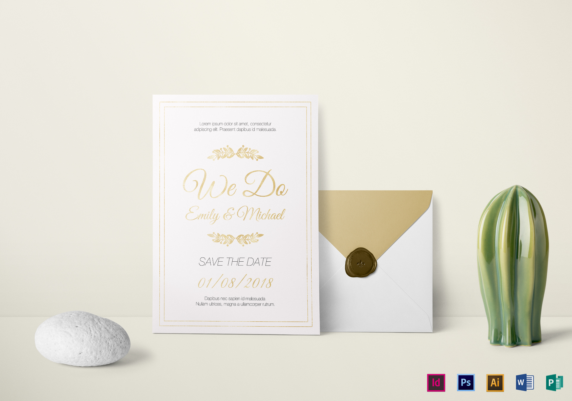 Marriage Invitation Design Template in PSD, Word, Publisher ...
