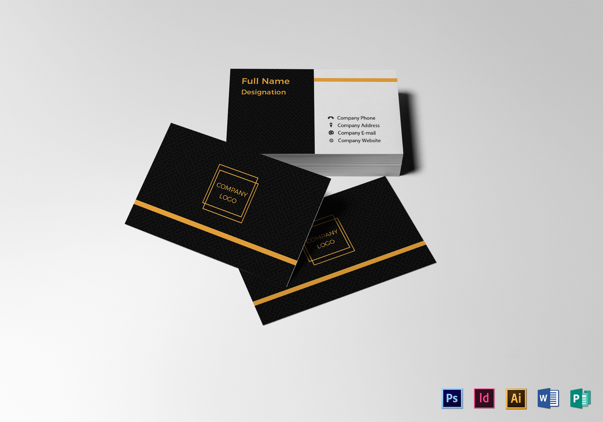 Blank Business Card Template For Word