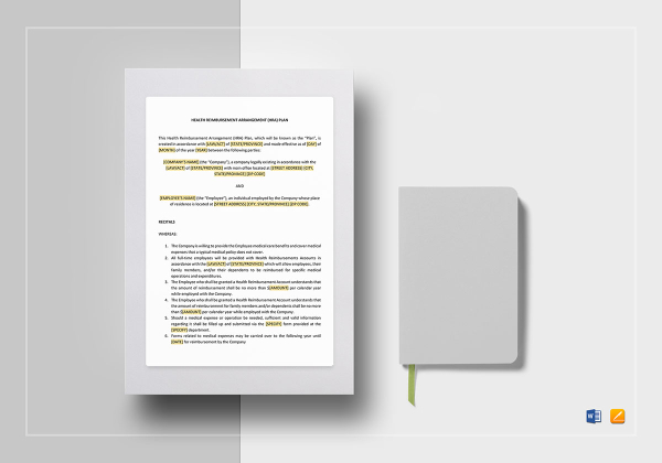 Health Reimbursement Arrangement Plan (HRA) Template in Word, Google ...