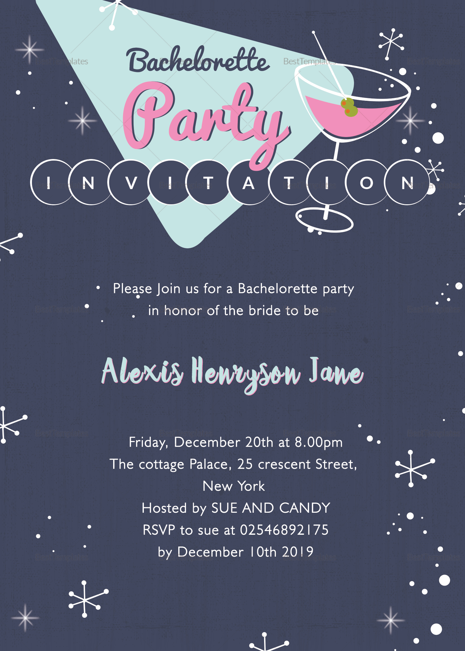 Bachelorette Party Powerpoint Template
