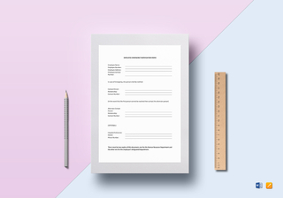 Employee Emergency Notification Template in Word, Google Docs, Apple Pages