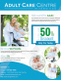 Adult Day Care Center Flyer Design Template in PSD, Word, Publisher