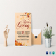 Get Together Thanks Giving Invitation Card Design Template in Word, PSD ...