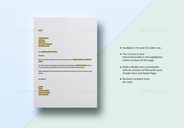 Encouragement to Increase Sales Template in Word, Google Docs, Apple Pages