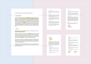 Service Contract Template in Word, Google Docs, Apple Pages