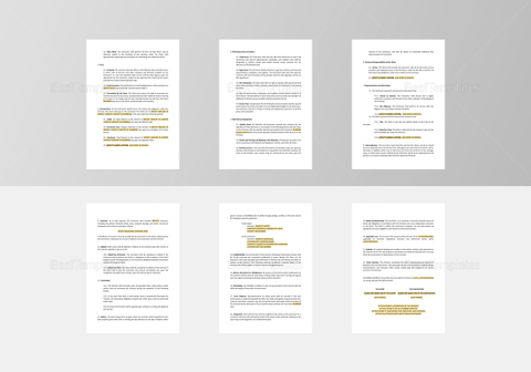 Plumbing Contract Template in Word, Google Docs, Apple Pages