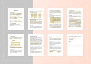 Performance Contract Template in Word, Google Docs, Apple Pages