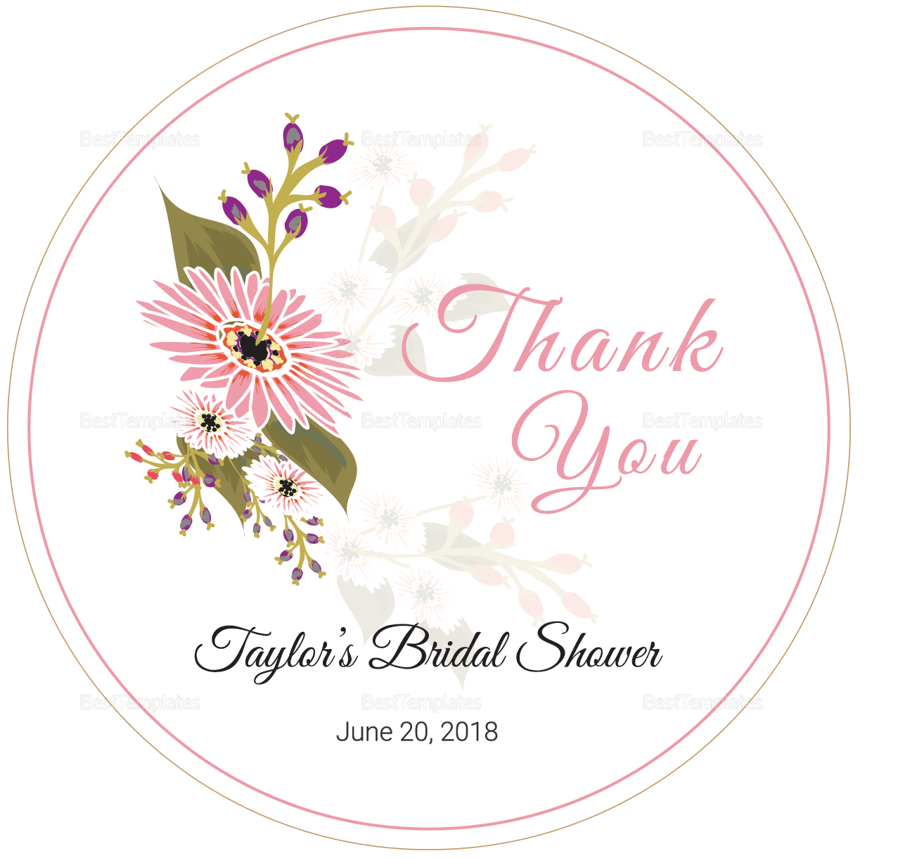 Free Wedding Label Templates