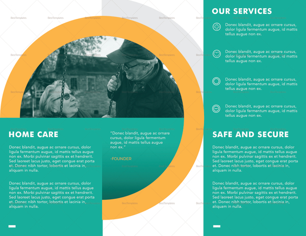 Home Care Brochure Design Template in PSD, Word, Publisher, Illustrator ...
