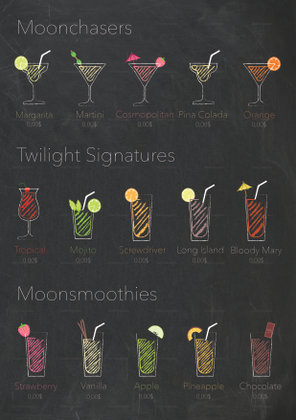 Bar and Lounge Menu Design Template in PSD, Word, Publisher ...