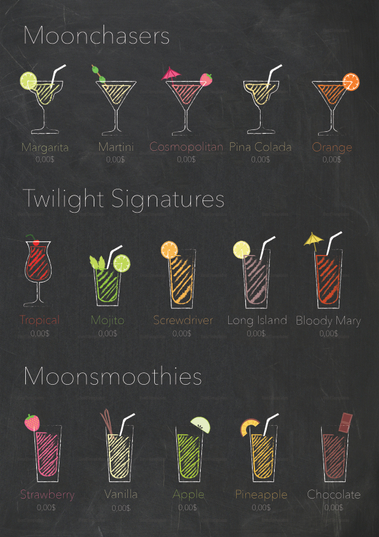 Bar and Lounge Menu Design Template in PSD, Word, Publisher ...