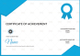 Sailing Achievement Certificate Design Template in PSD, Word