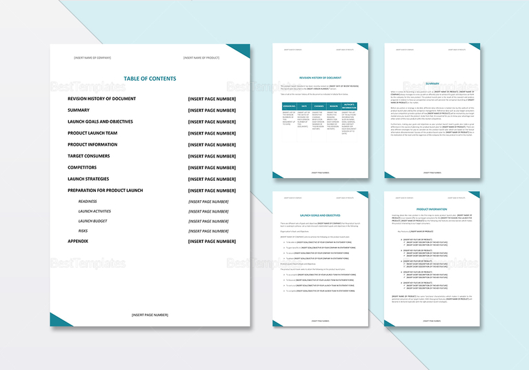 Product Launch Plan Template in Word, Google Docs, Apple Pages