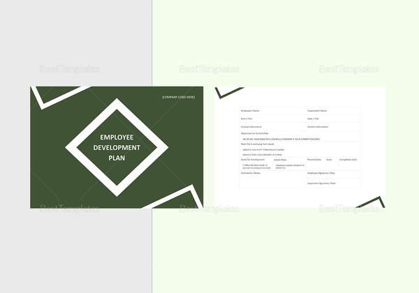Employee Development Plan Template in Word, Google Docs, Apple Pages