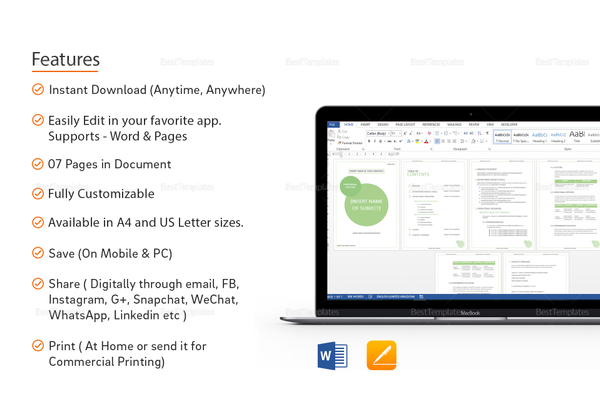 Operational Plan Template in Word, Google Docs, Apple Pages
