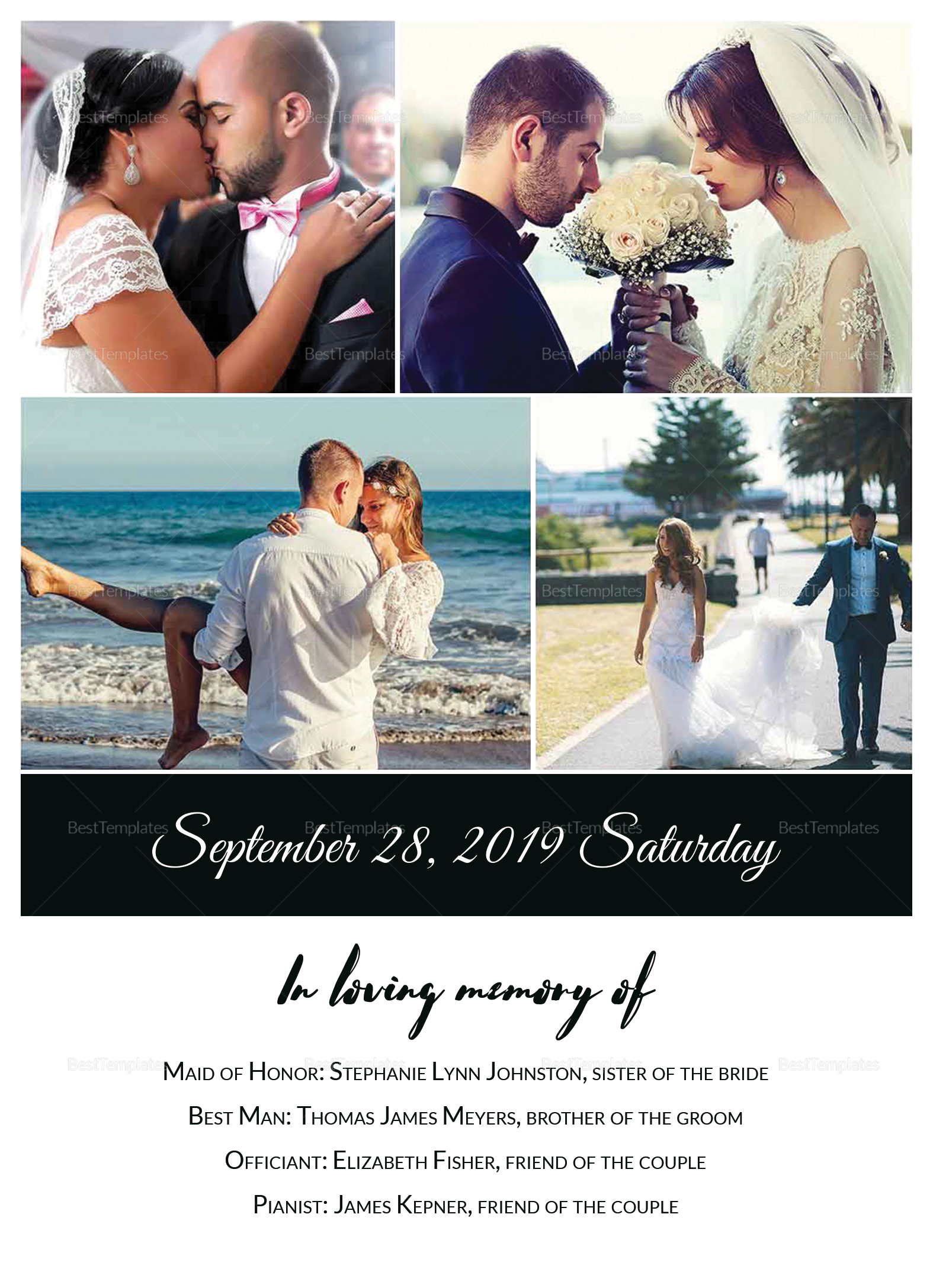 Wedding Photography Invitation Design Template in Word, PSD, Publisher