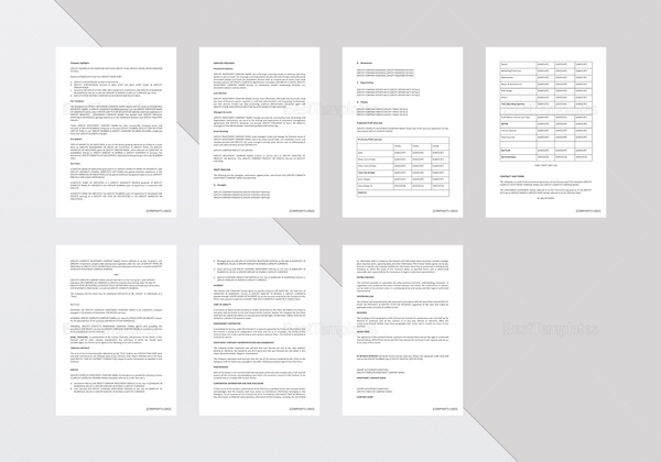 Sample Investment Proposal Template in Word, Google Docs, Apple Pages