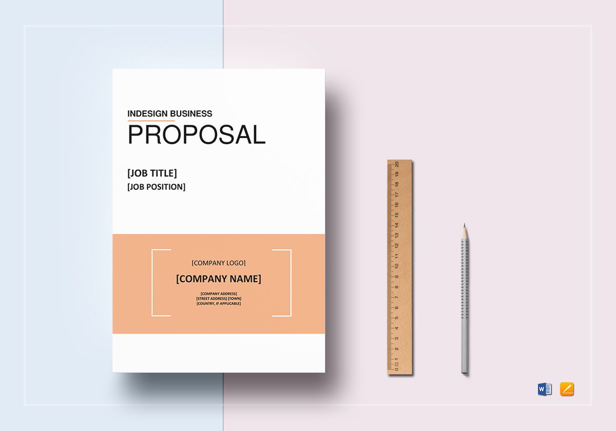 Indesign Business Proposal Template In Word Google Docs Apple Pages 