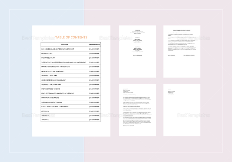 Consulting Proposal Template in Word, Google Docs, Apple Pages