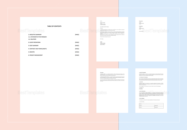 Simple Proposal Template in Word, Google Docs, Apple Pages