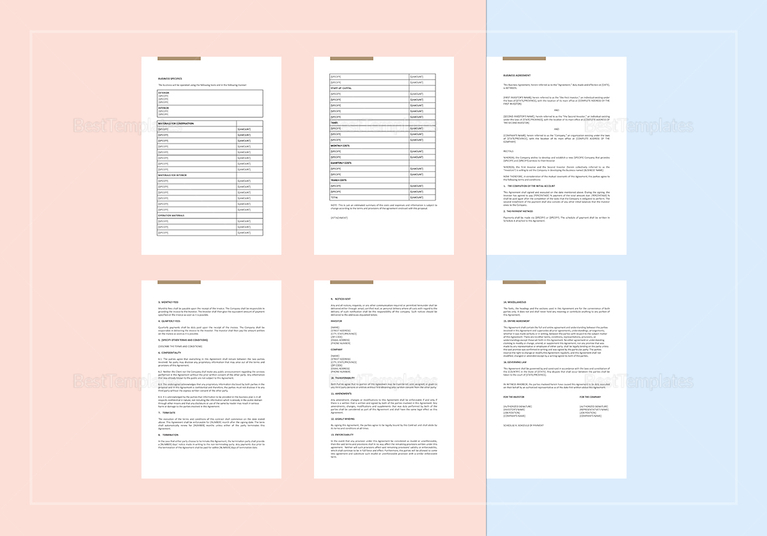 Business Proposal for Investors Template in Word, Google Docs, Apple Pages