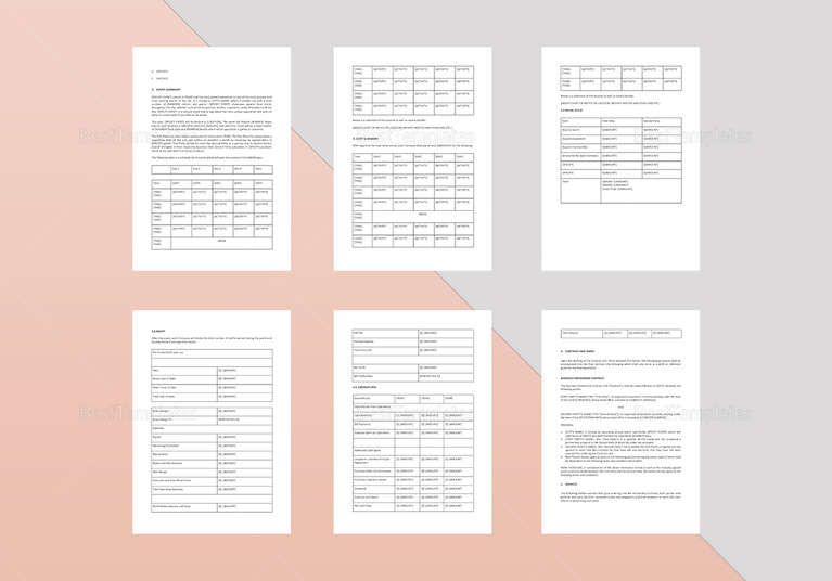 Event Partnership Proposal Template in Word, Google Docs, Apple Pages