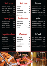 Sports Bar Menu Design Template in PSD, Word, Publisher, Illustrator ...