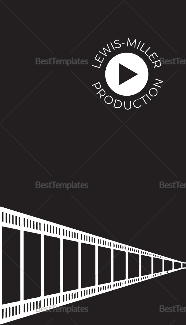 Video Producer Business card Template in PSD, Word, Publisher ...