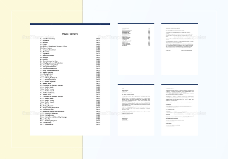 Professional Business Proposal Template in Word, Google Docs, Apple Pages