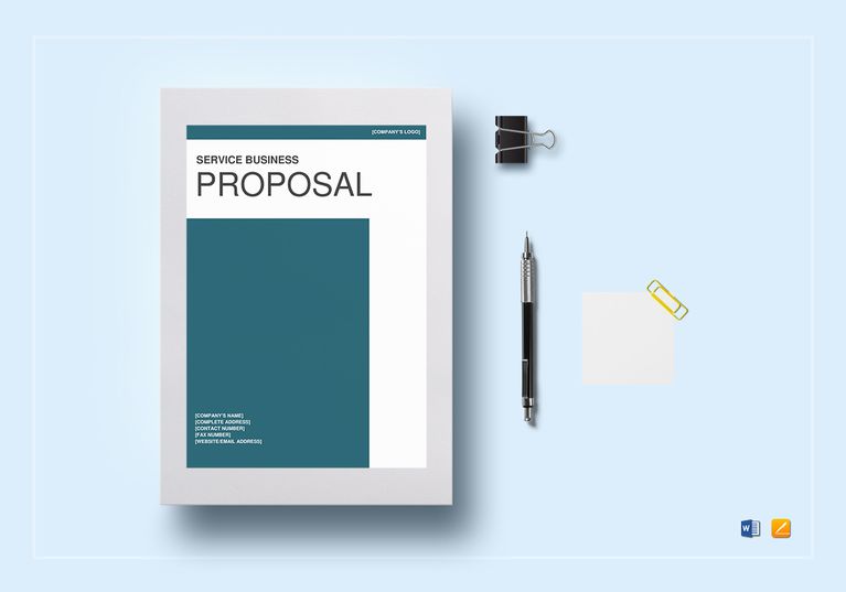 Service Business Proposal Template in Word, Google Docs, Apple Pages