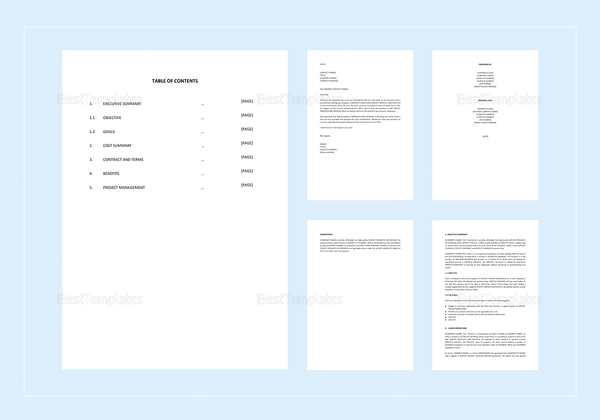 Service Business Proposal Template in Word, Google Docs, Apple Pages