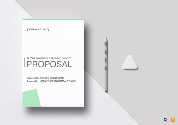 Freshpower Mobile App Proposal Template in Word, Google Docs, Apple Pages