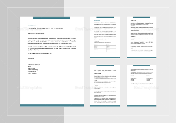 Purchase Proposal Template in Word, Google Docs, Apple Pages