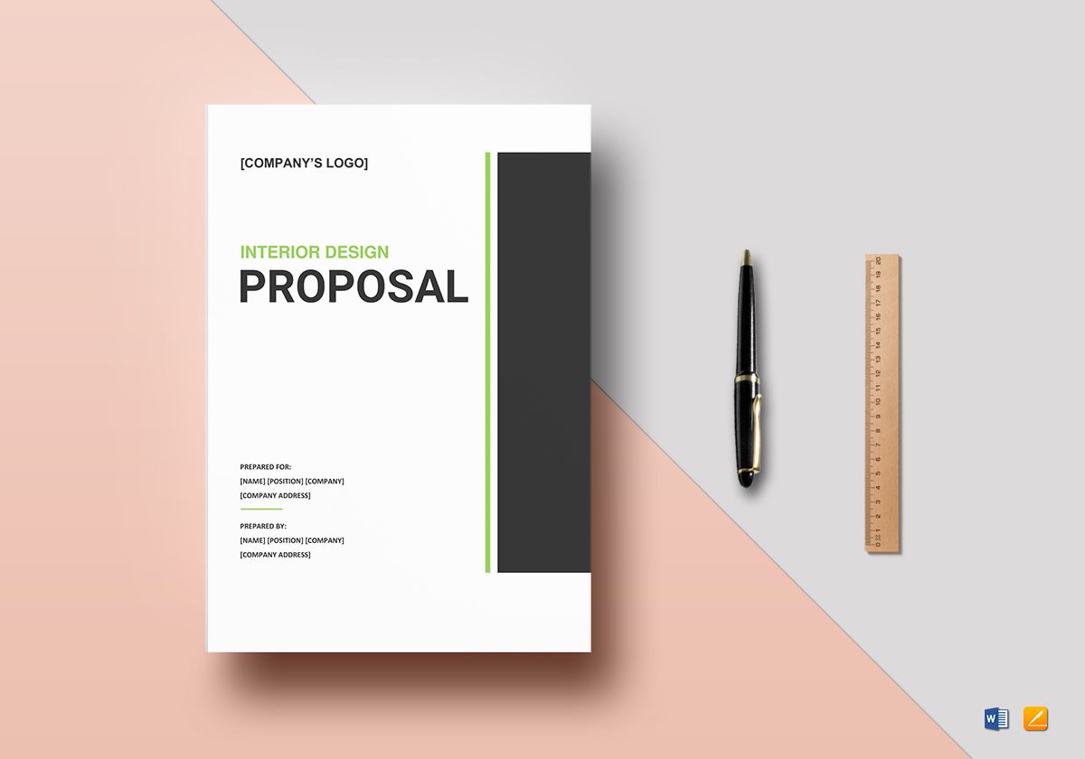 Sample Interior Design Proposal Template Classles Democracy