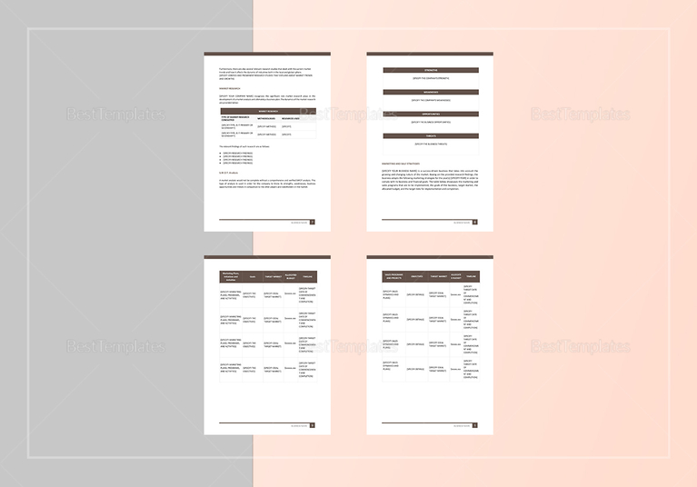 Market Analysis Template in Word, Google Docs, Apple Pages