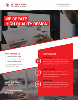 Executive Corporate Flyer Design Template in PSD, Word, Publisher