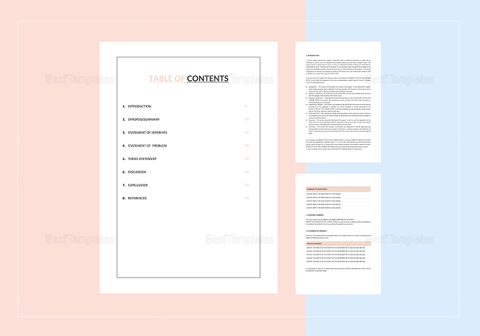 Critical Analysis Template in Word, Google Docs, Apple Pages