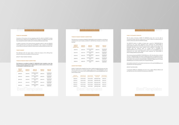 Industry Analysis Template in Word, Google Docs, Apple Pages