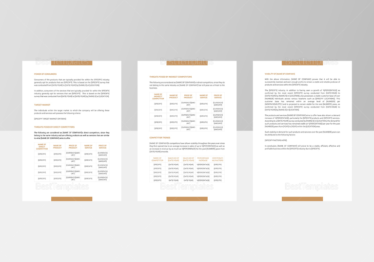 Industry Analysis Template in Word, Google Docs, Apple Pages