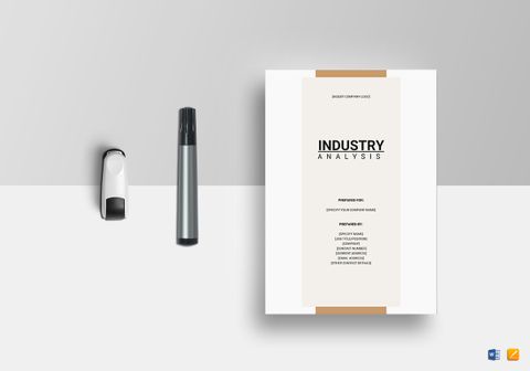 Industry Analysis Template in Word, Google Docs, Apple Pages