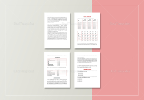 Gym Business Plan Template in Word, Google Docs, Apple Pages