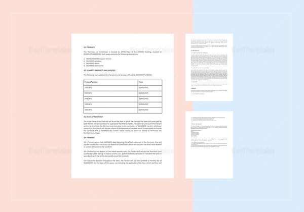 Lease Proposal Template in Word, Google Docs, Apple Pages