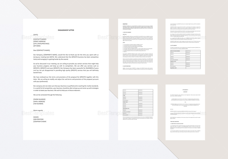 Basic Proposal Outline Template in Word, Google Docs, Apple Pages