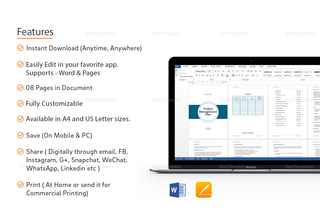 Project Management Plan Template in Word, Google Docs, Apple Pages