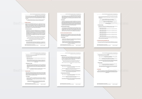 Real Estate Business Plan Template in Word, Google Docs, Apple Pages