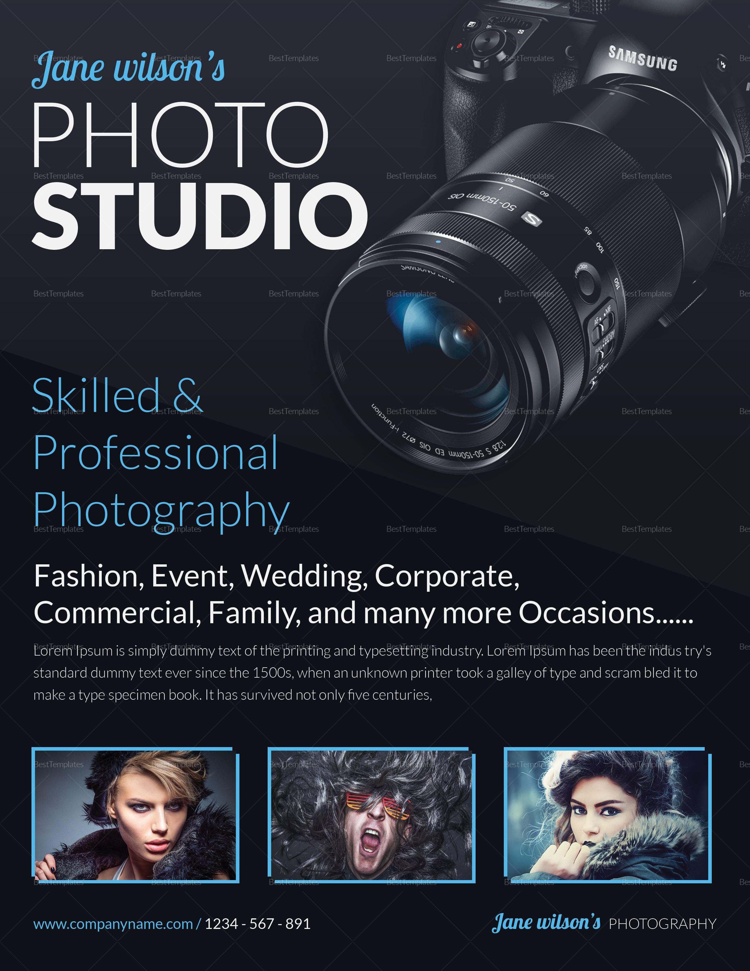 40 Photography Flyer Template Pics Infortant Document