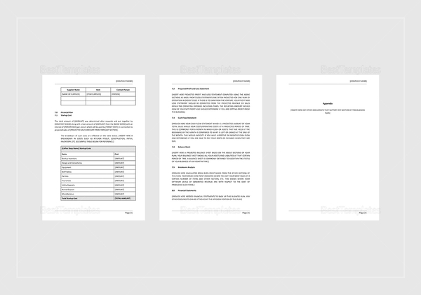 Coffee Shop Business Plan Template in Word, Google Docs, Apple Pages